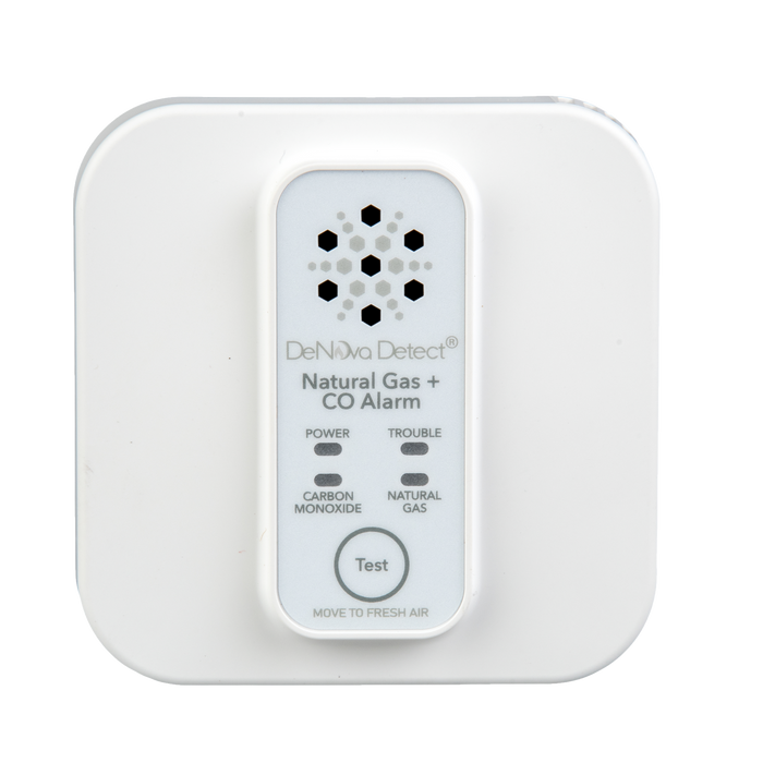 10-Year Battery-Powered Carbon Monoxide + Natural Gas Alarm