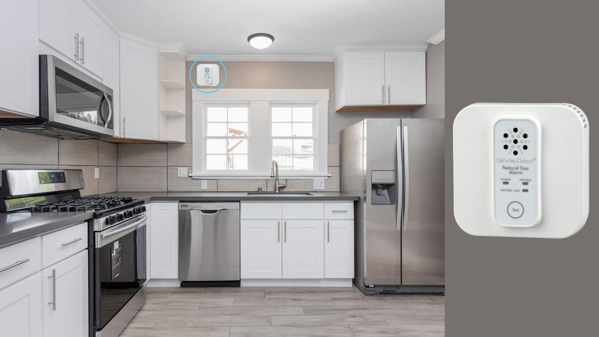 10-Year Battery-Powered Natural Gas Alarm