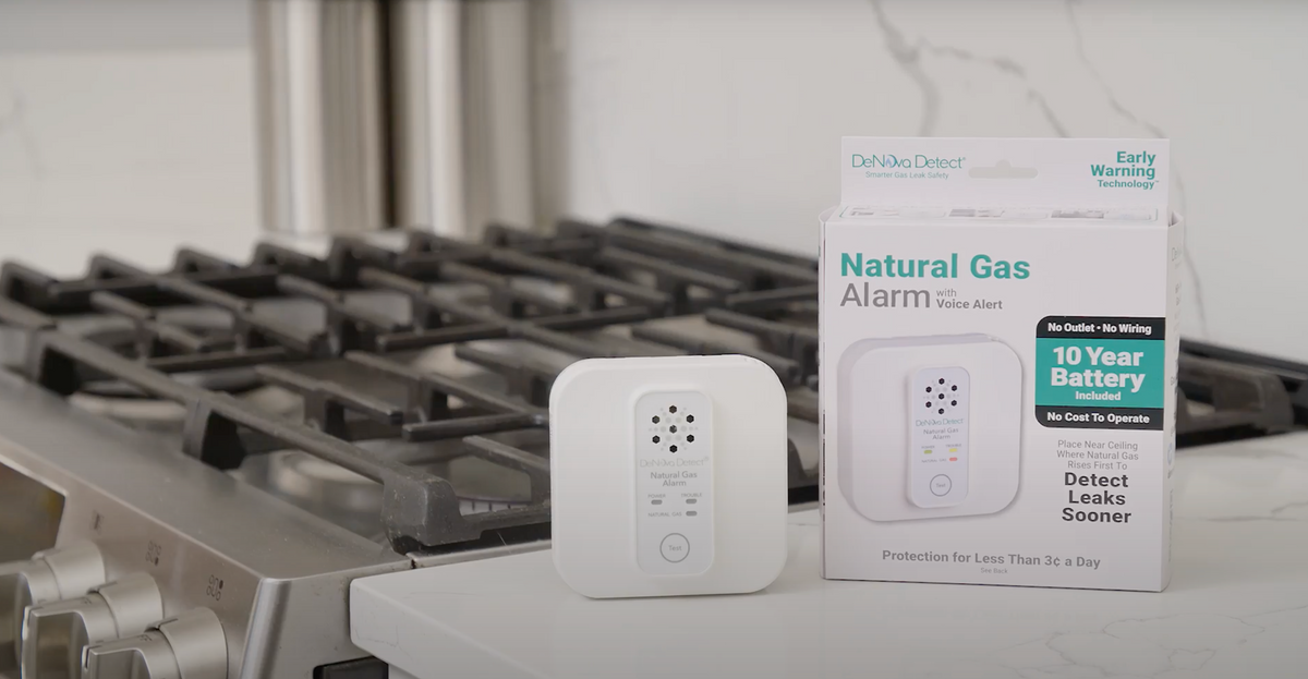 10-Year Battery-Powered Natural Gas Alarm